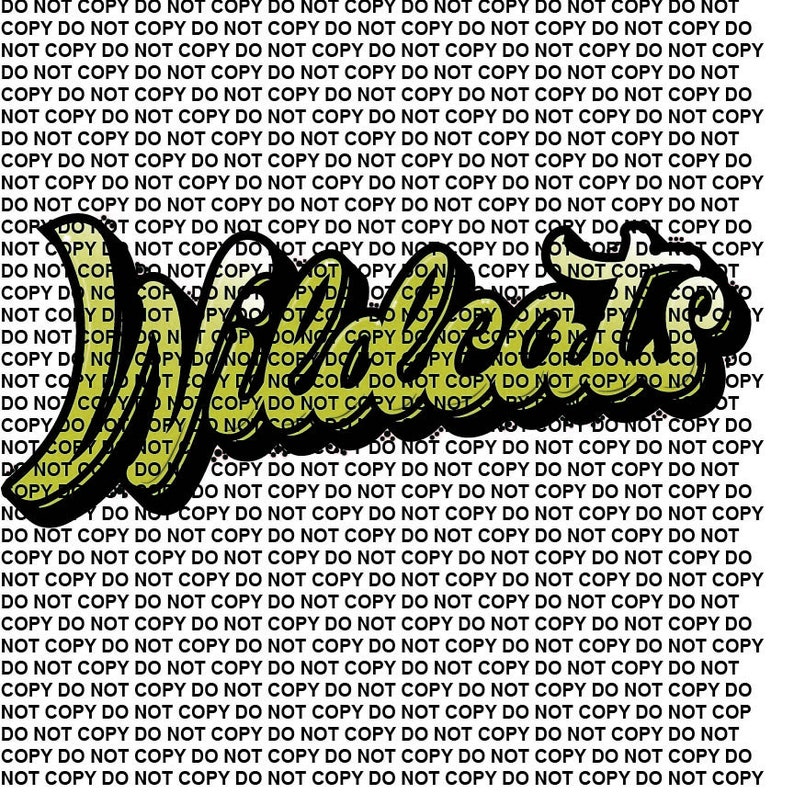 Wildcats Bold Script SVG PNG - Etsy