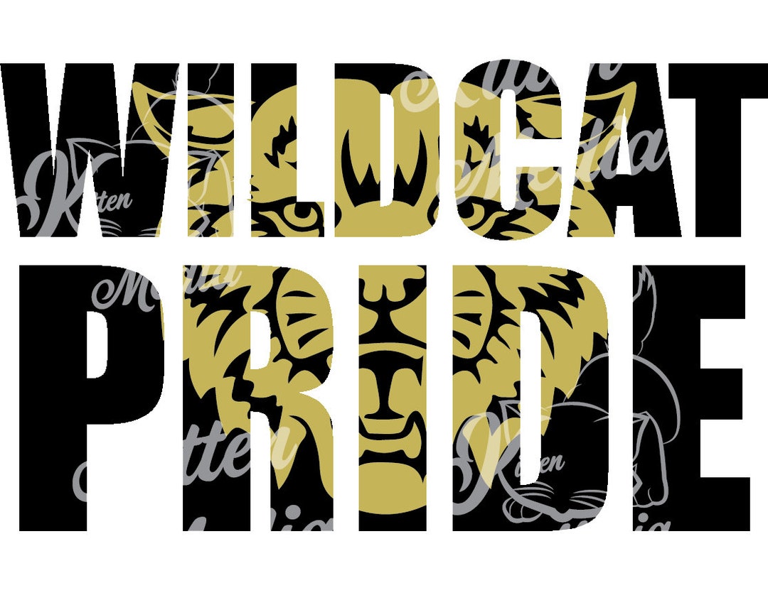 Wildcat Pride Design SVG PNG - Etsy