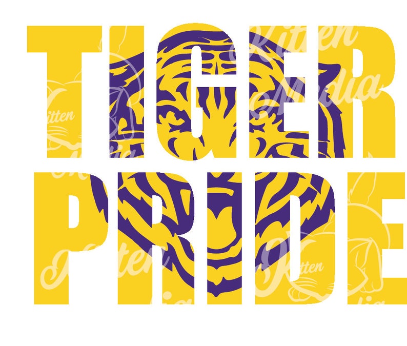 Tiger Pride Design SVG PNG - Etsy