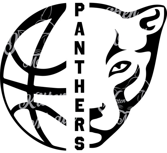 Panther Basketball Bild PNG SVG | Etsy