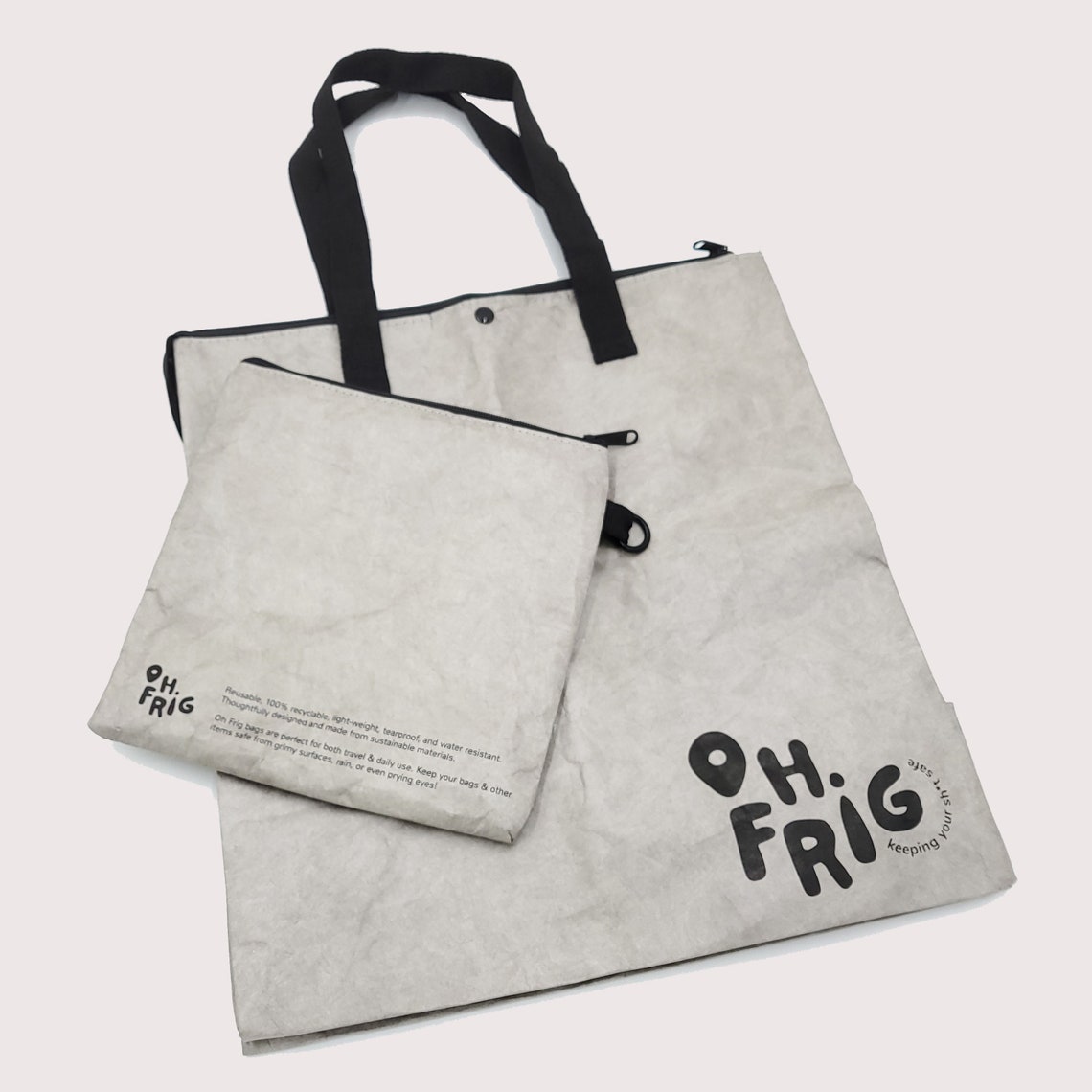 Tyvek Tote (midi); Lightweight, Foldable & Water Resistant Birkin 35 ...