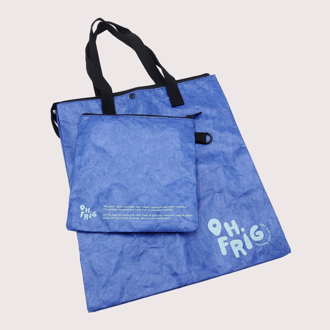 Tyvek Tote (midi); Lightweight, Foldable & Water Resistant Birkin 35 ...