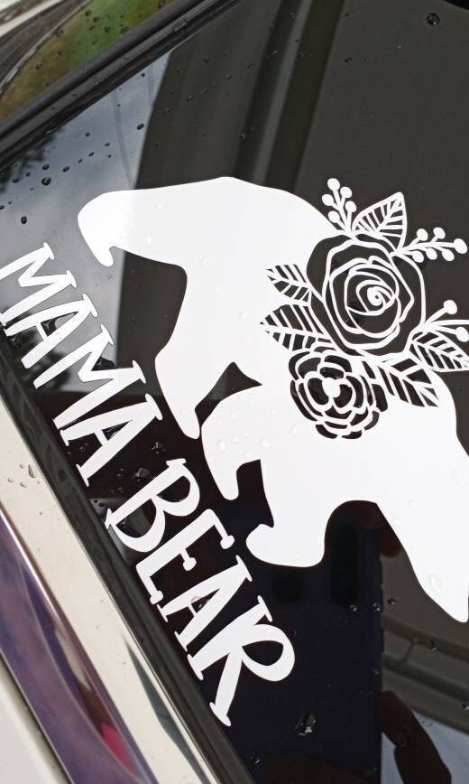 Mama Bear Vynil Decal- Car Decal- Sticker for Devices - Etsy