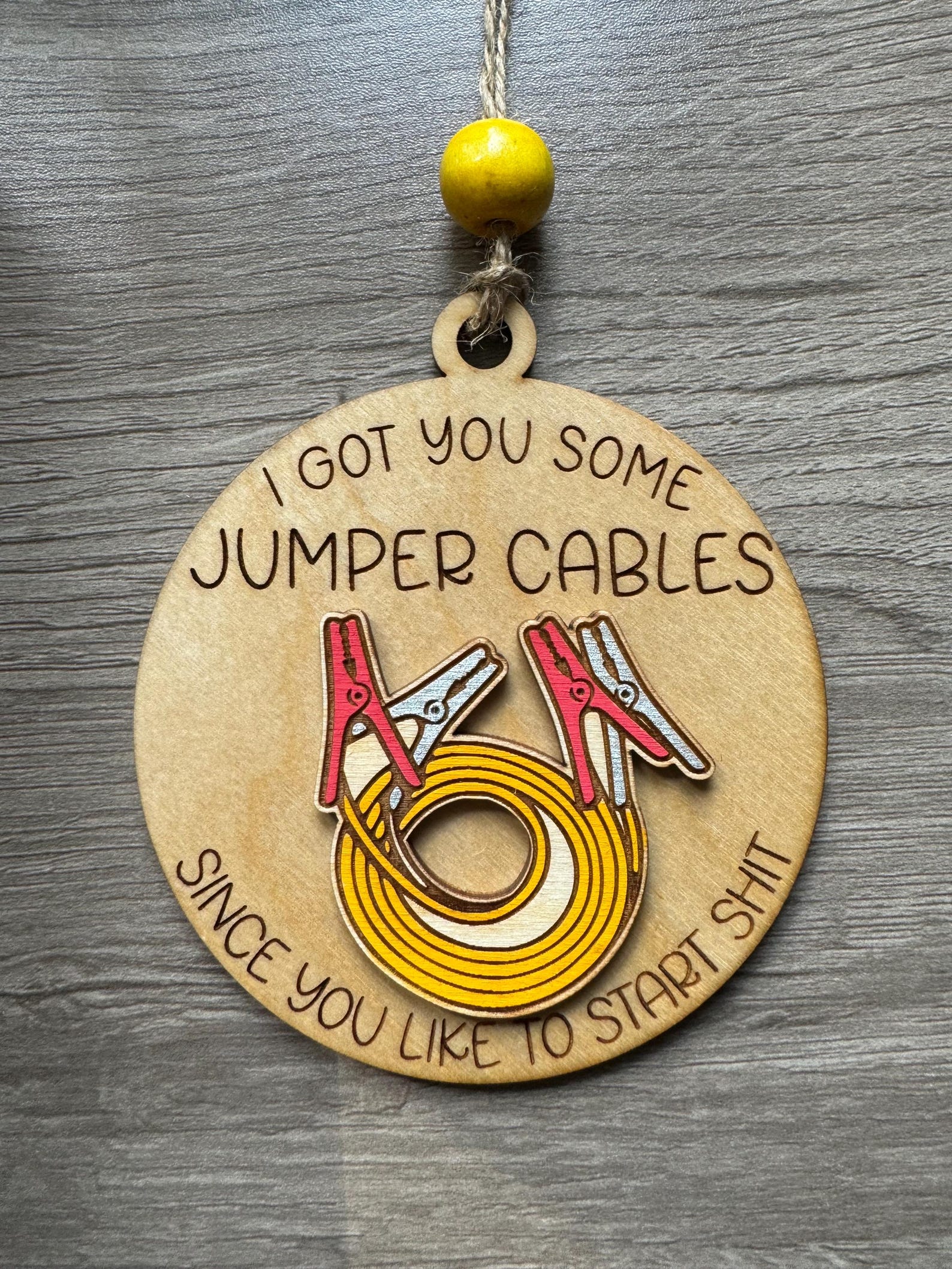 Funny Jumper Cable Ornament SVG File - Etsy