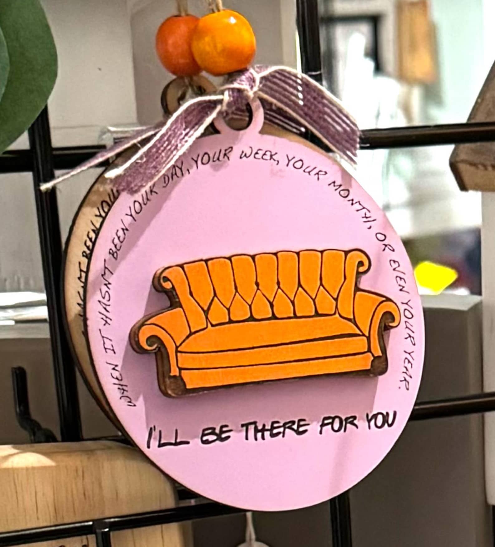 I'll Be There for You Ornament SVG Cut and Engrave File // Friends ...
