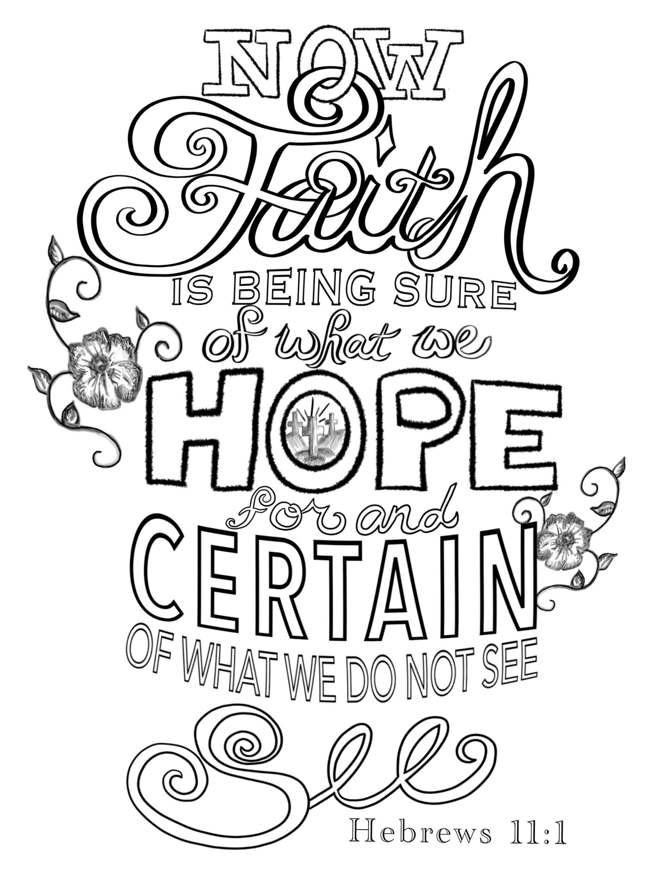 Printable Bible Verse Hebrews 11 Scripture Art Printable Etsy Bible