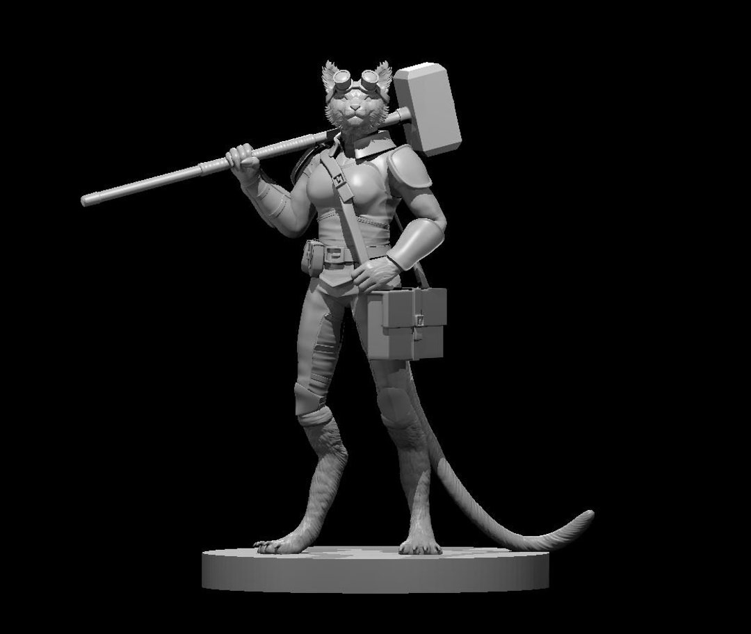 Tabaxi Artificer (compatible With D20 Roleplaying Games) - Etsy