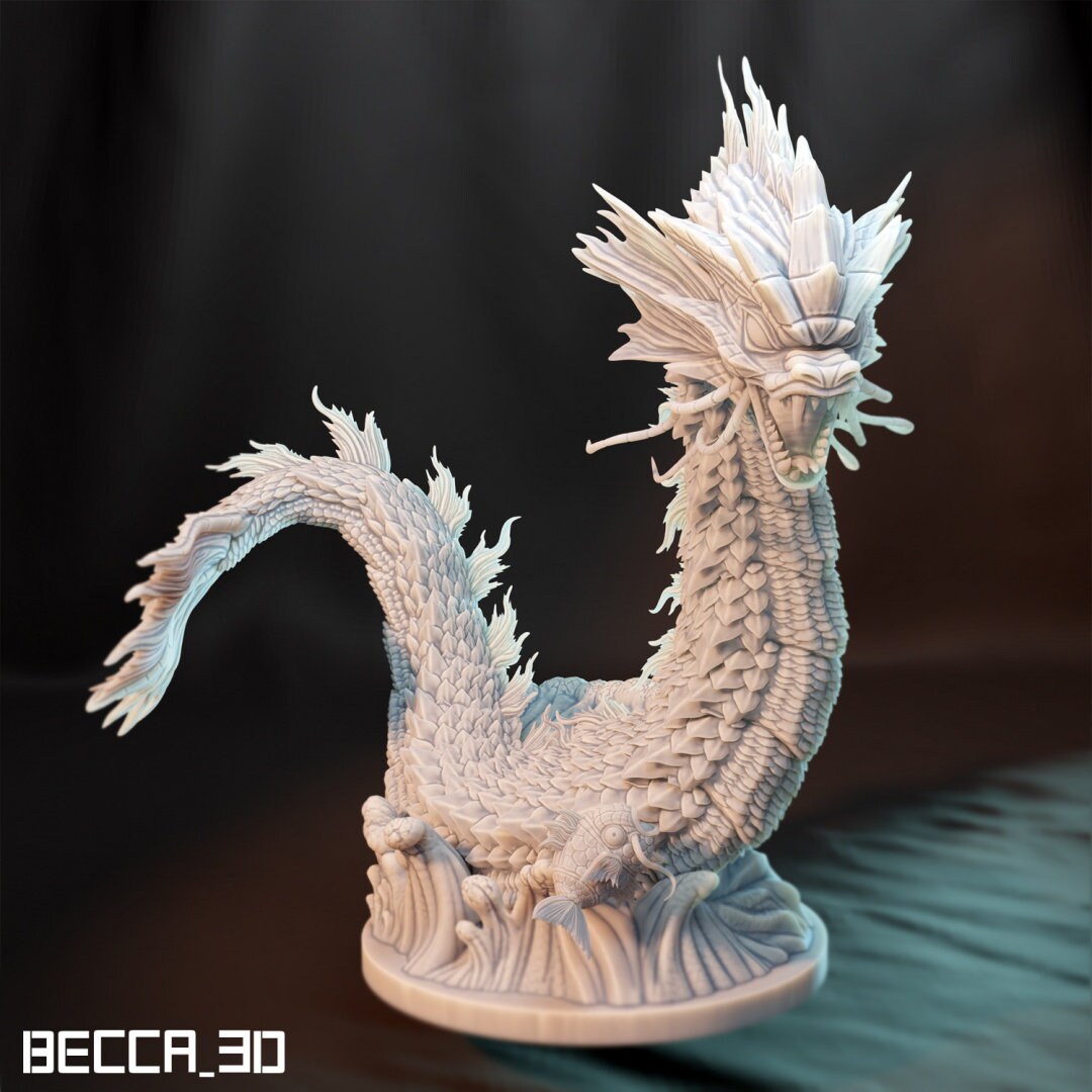 Kaijumon Leviathon and Fish Set kaiju Monsters Compatible With D20 ...