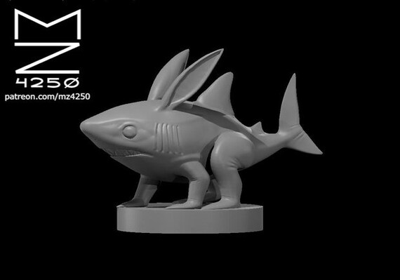 Sharkenbunny Shark Bunny Rabbit compatible With D20 | Etsy