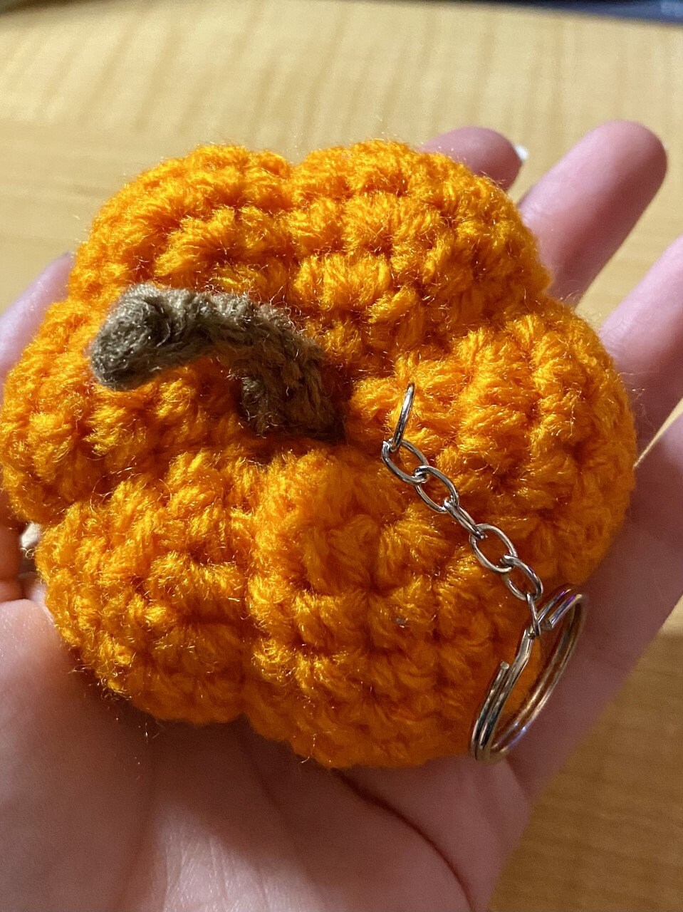 Pumpkin Keychain Crochet Pattern PDF Download Only Crochet - Etsy