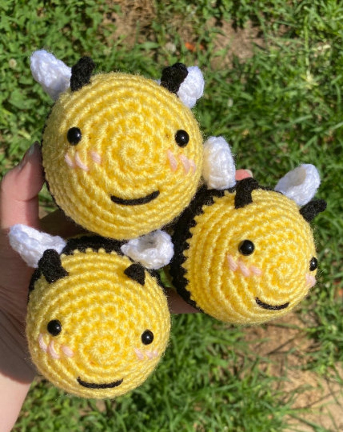 Amigurumi Bee Crochet Pattern (PDF Pattern Only) Keychain Pattern ...