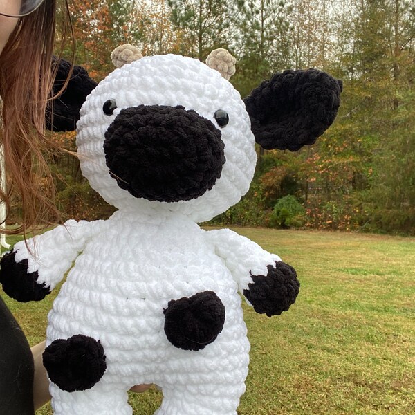Large Cow Pattern - Etsy