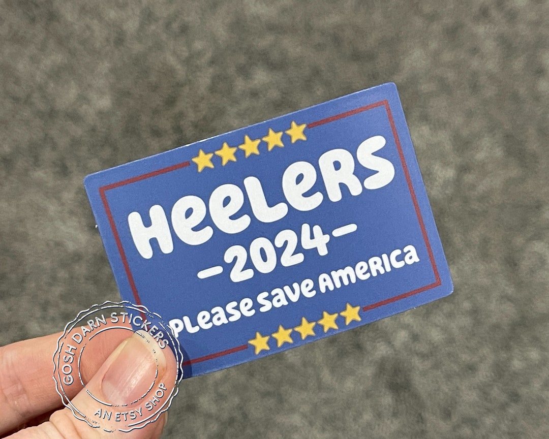 Heelers for President Bluey Political Sticker for Bluey Fans Heelers ...