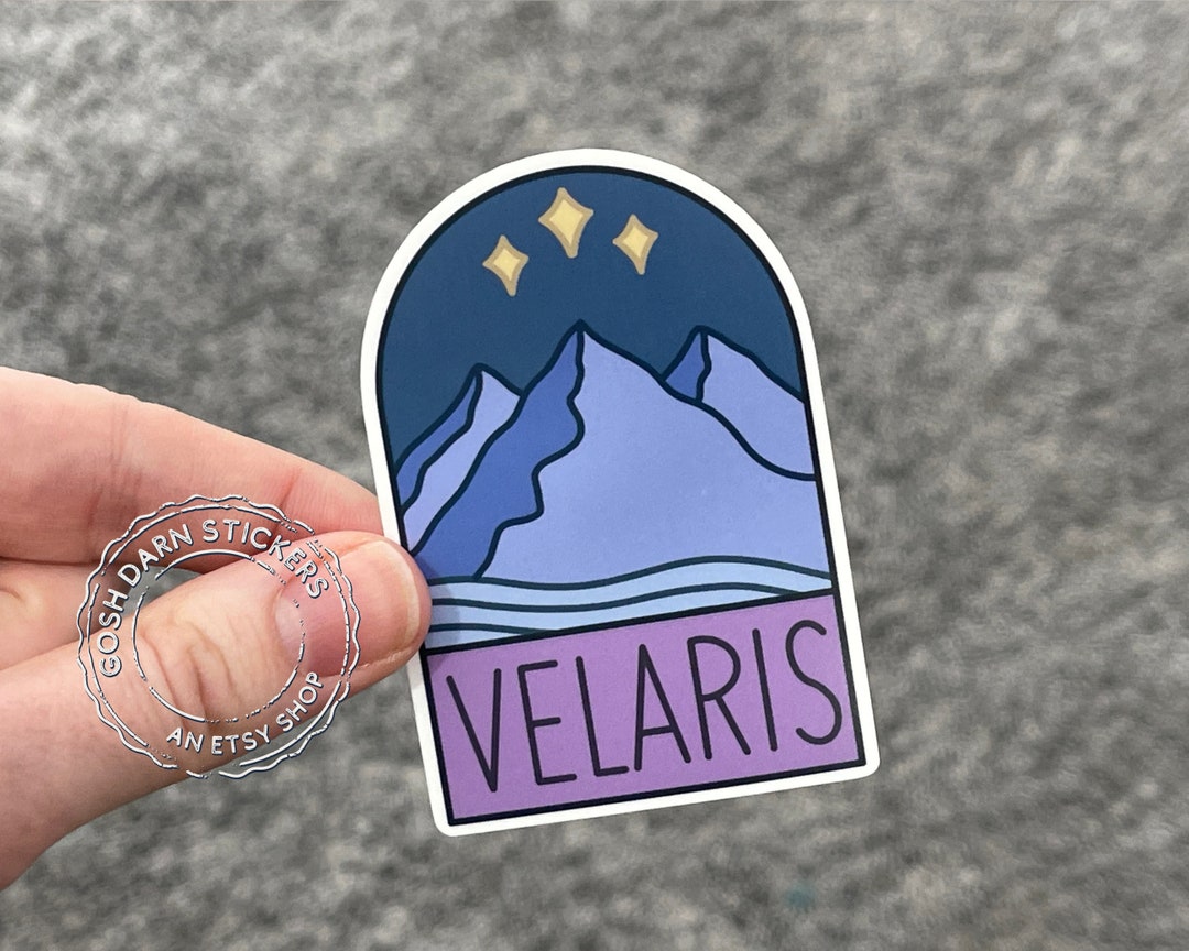 ACOTAR Fan Sticker Velaris ACOTAR Mountains Sticker Gift for Book Lover ...