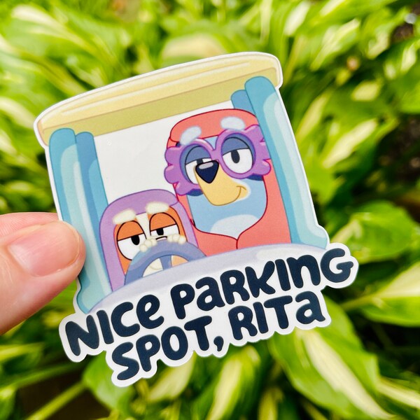 Bluey Grannie Car - Etsy