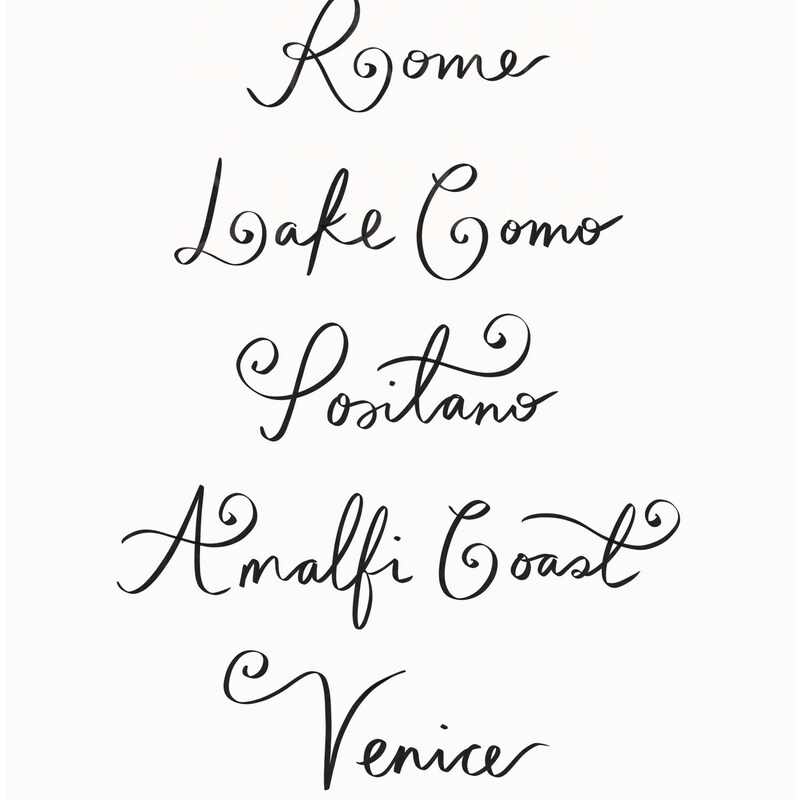 Lounge Calligraphy - Etsy