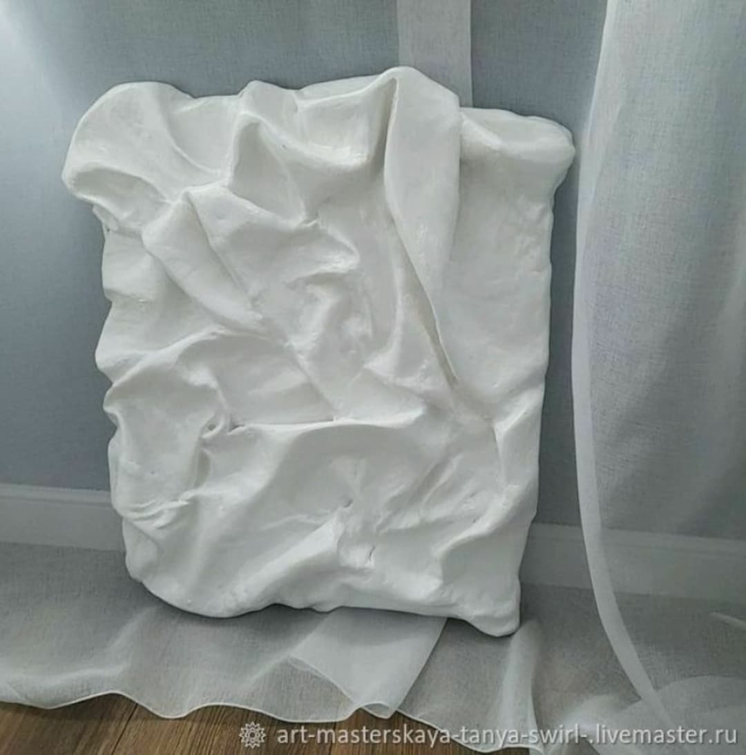 Bise Bise 17x21 Inches Abstract 3D Art Tanya Swirl Plaster, Acrylic ...