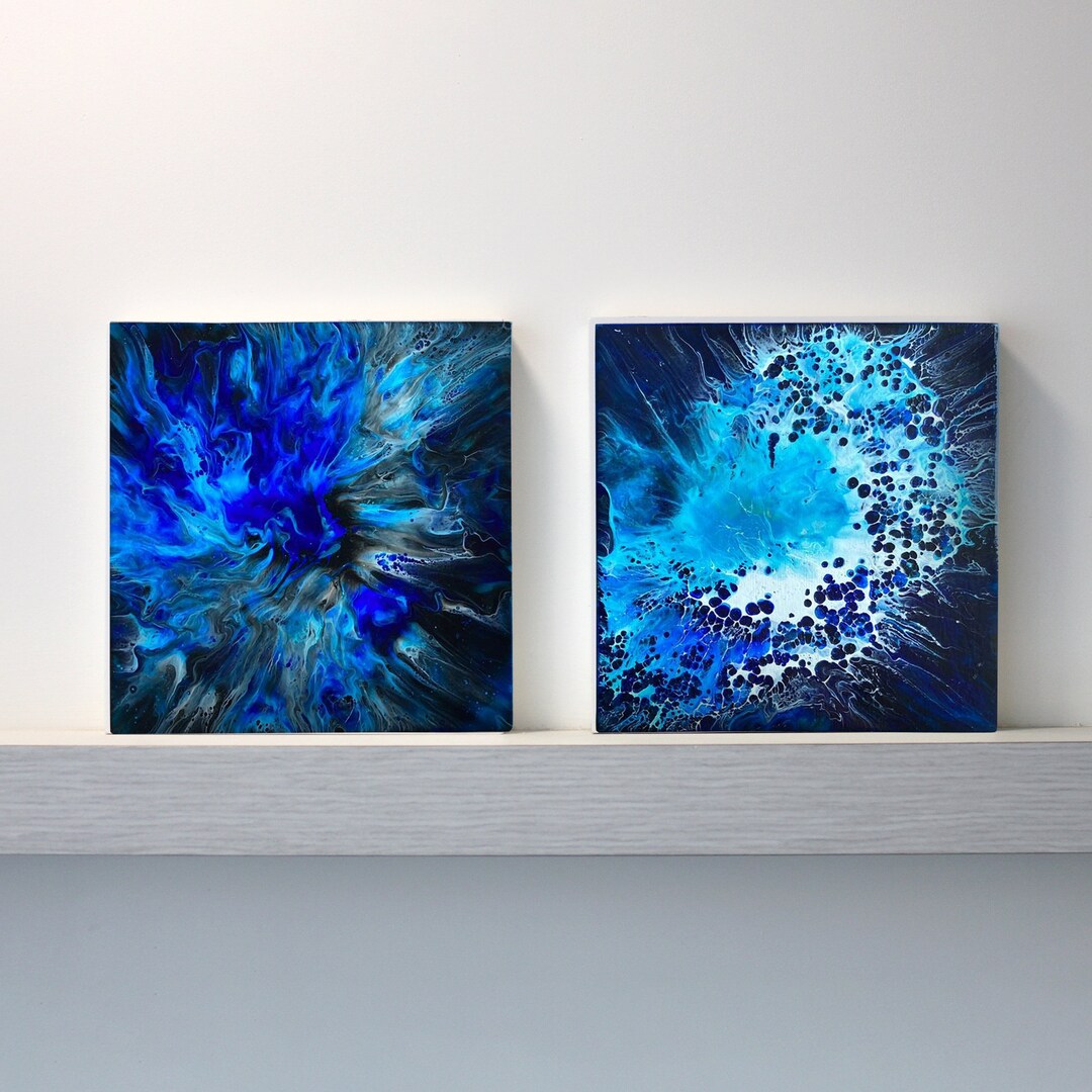 Submergence | Ocean Artwork Seascape Blue and White Modern Modular ...