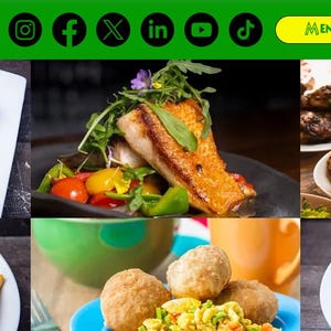 Jamaican Food Restaurant Website Template Through Wix Studio - Etsy