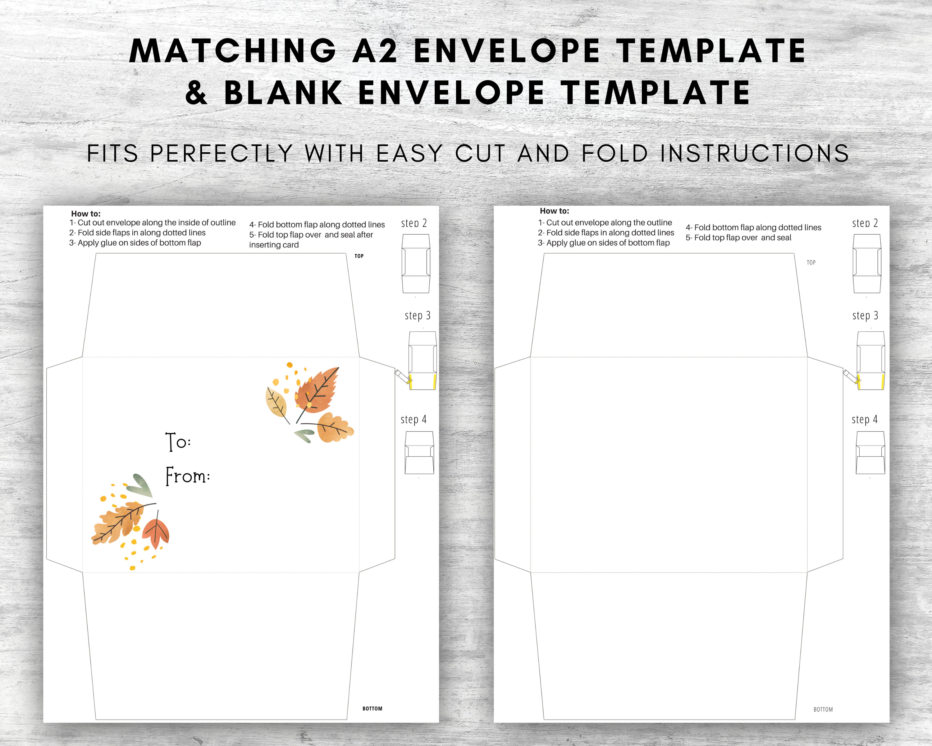 Printable Thanksgiving Greeting Card/happy/autumn Fall Leaves/instant ...