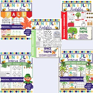 1000ultimate Preschool & Kindergarten Worksheet Bundle Preschool ...