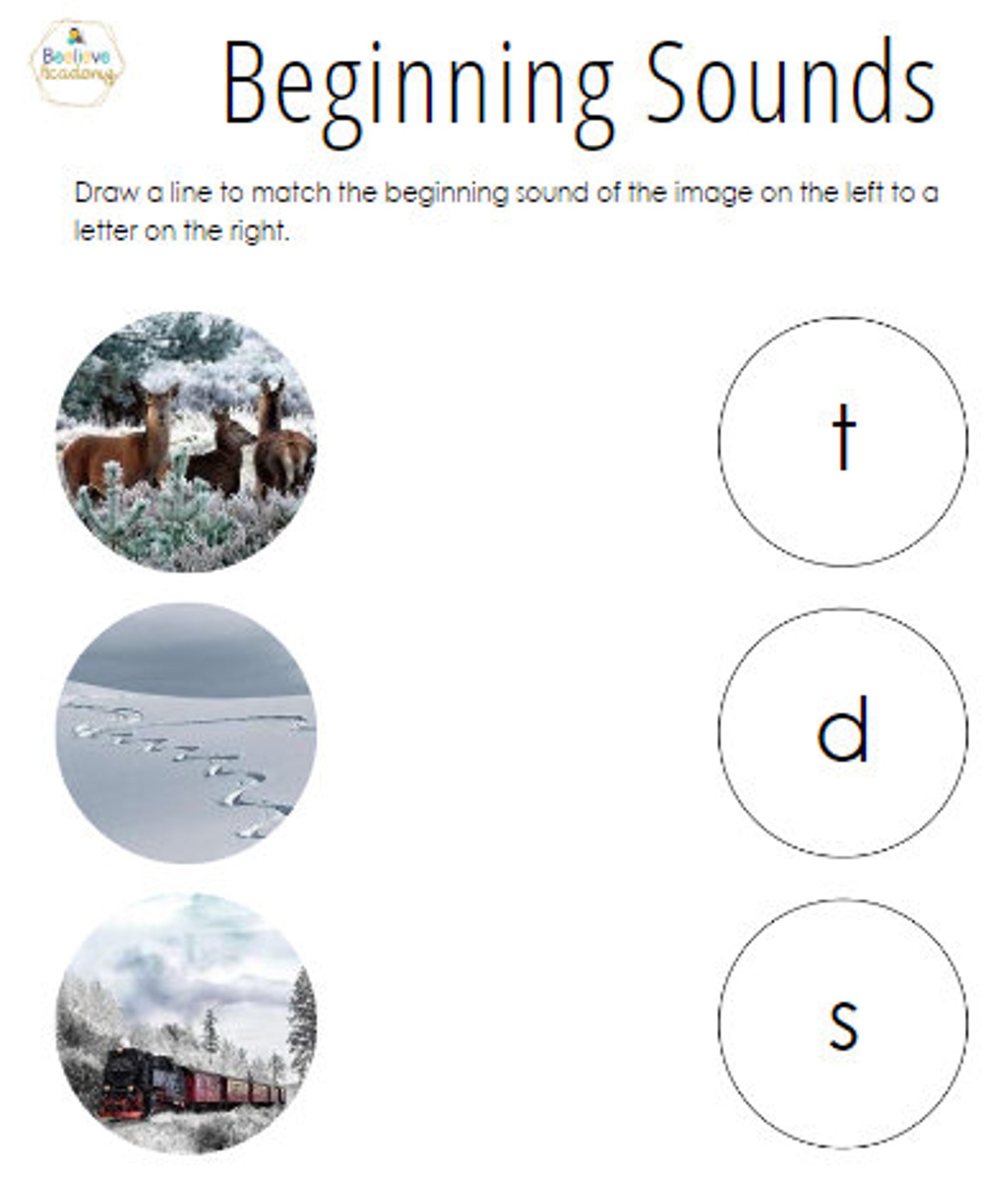 Winter Themed Preschool/kindergarten Worksheets for Classroom and ...