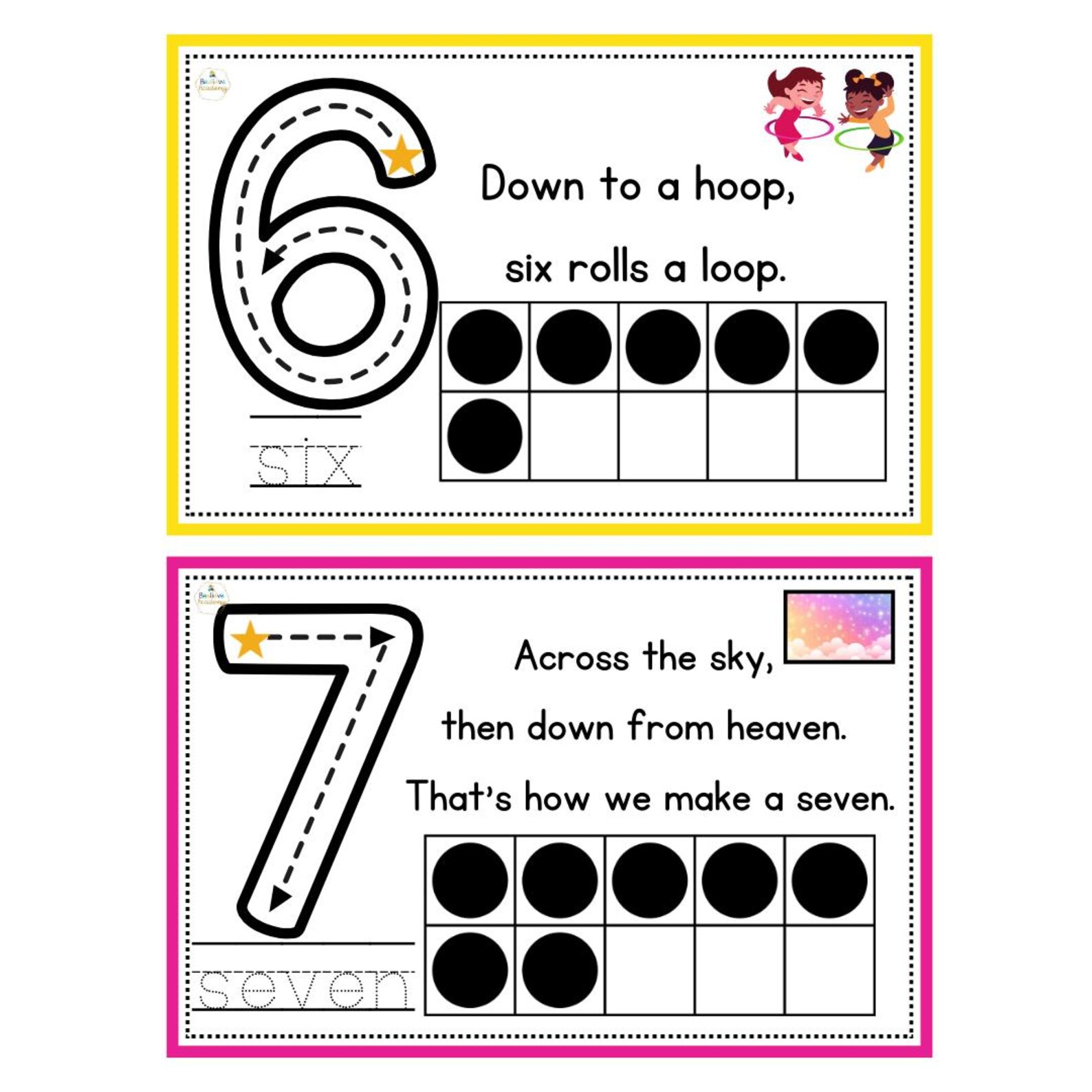 Numbers Rhyme Poem| Number Tracing Bundle 1-20 Printable | Handwriting ...