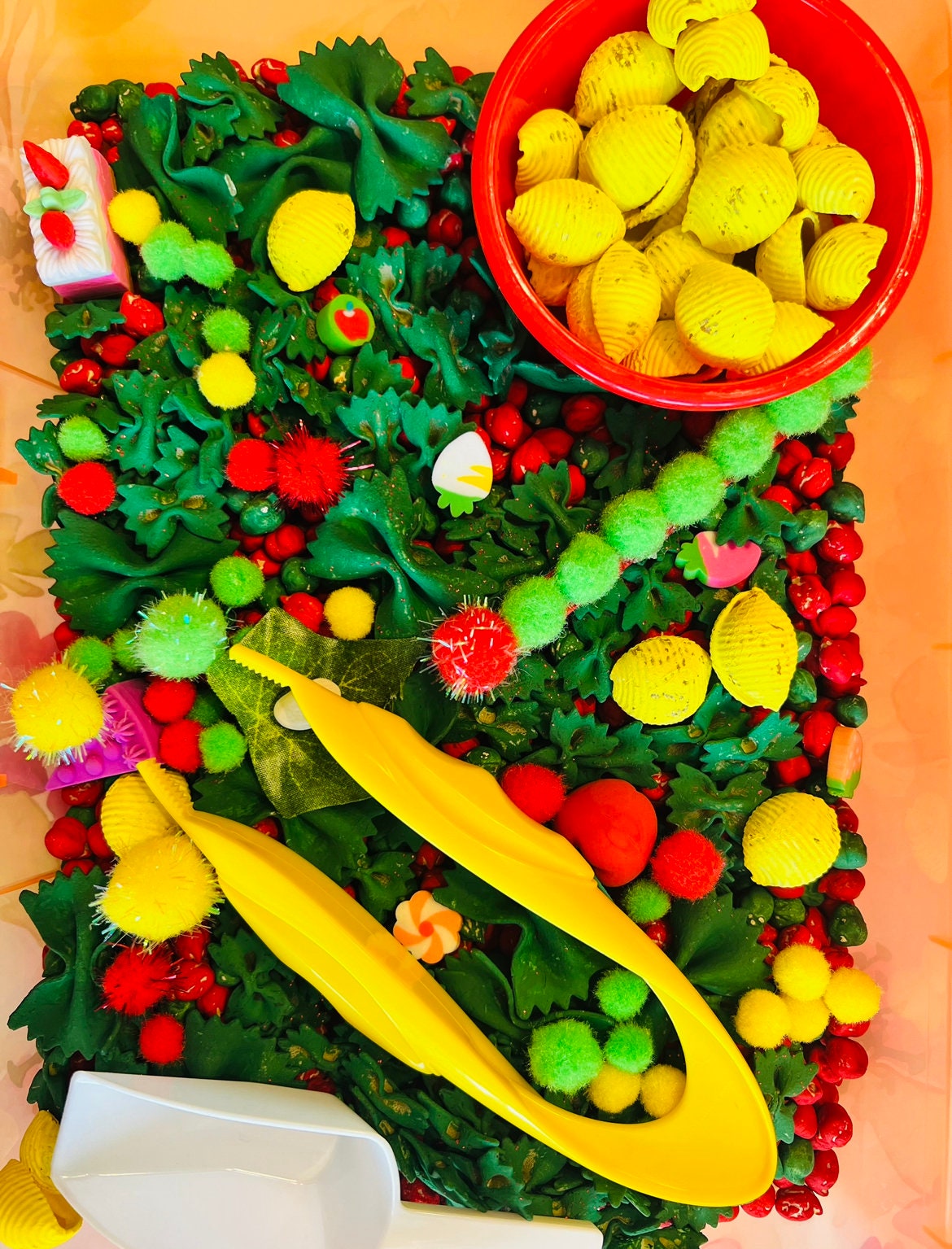 Very Hungry Caterpillar Inspired Sensory Bin/sensory Bin Kit/ Sensory ...