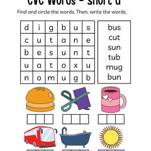 Preschool & Kindergarten at Home Beginner Reading Workbook | Fluency ...