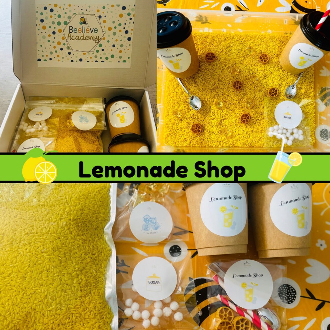 Lemonade Sensory Kit| Summer Sensory Kit - Etsy