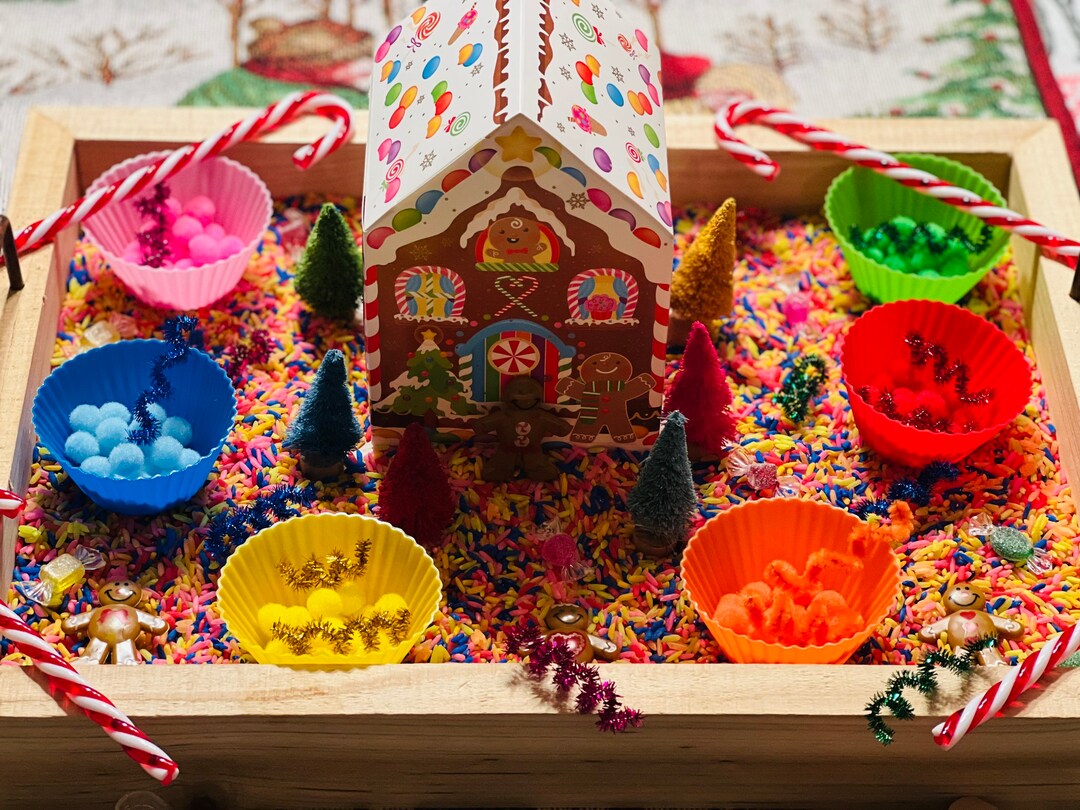 Gingerbread Sensory Bin - Etsy