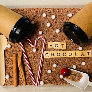 Hot Chocolate Sensory Bin - Etsy