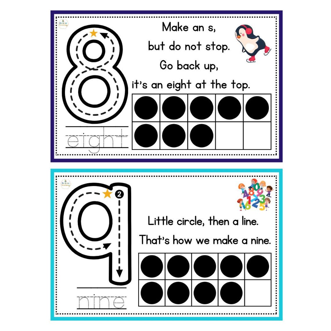 Numbers Rhyme Poem| Number Tracing Bundle 1-20 Printable | Handwriting ...