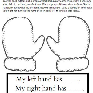 Winter Themed Preschool/kindergarten Worksheets for Classroom and ...