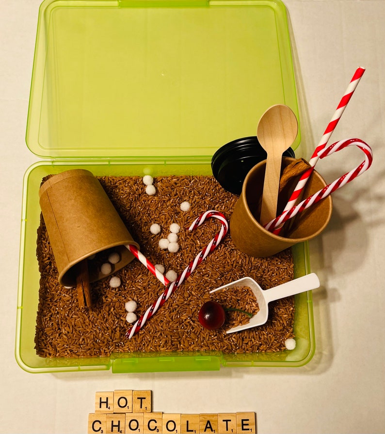 Hot Chocolate Sensory Bin - Etsy