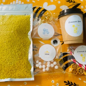 Lemonade Sensory Kit| Summer Sensory Kit - Etsy