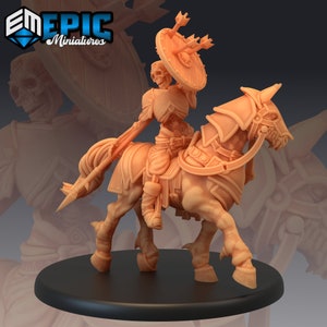 Skeleton Cavalry Army / Dnd / Pathfinder / 5e / Miniature / Epic ...