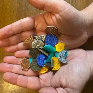 Coins of the Realms (4 Styles) / Dungeons and Dragons / Dnd ...