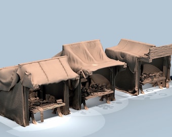 Camp Bedroll Set Dnd Miniature Terrain for Dungeons and Dragons ...