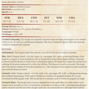 Otyugh 3 Different Styles / Underground / Swamp / Trash Monster / Dnd ...