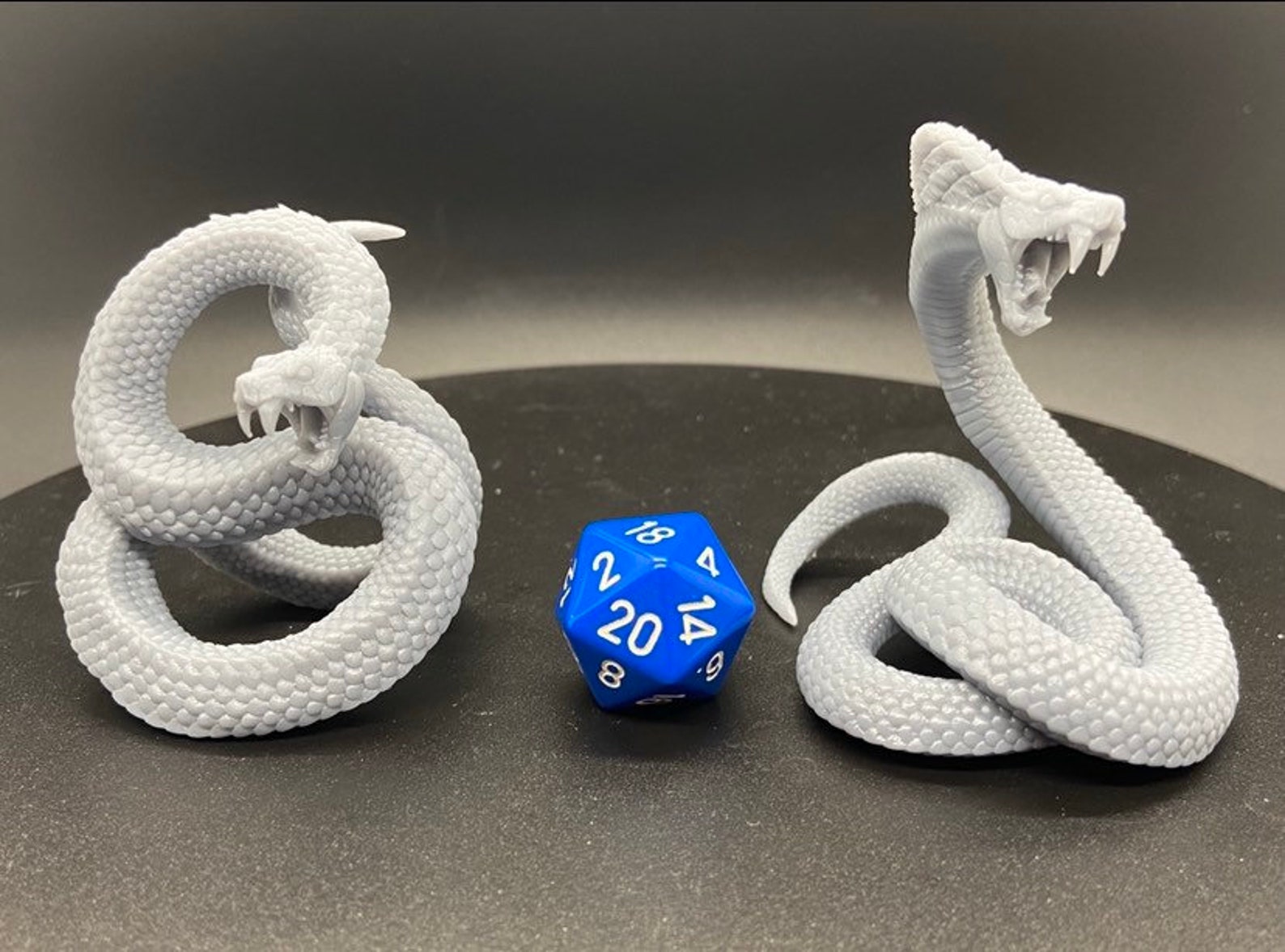 Giant Snakes 2 Sculpts / Dnd / 5e / Pathfinder / Medium | Etsy