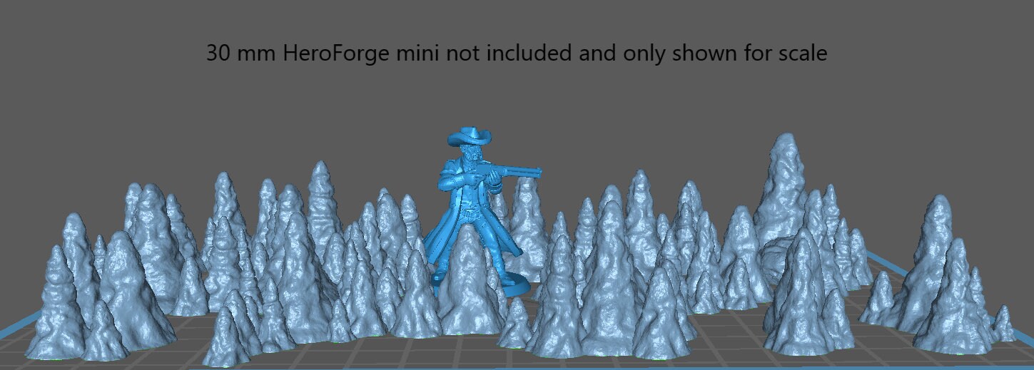 Stalagmites 10 Sculpts / Cave / Dungeons and Dragons / - Etsy