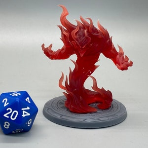 Elementals 4 Sculpts in Three Sizes / Dungeons and Dragons / 5e ...
