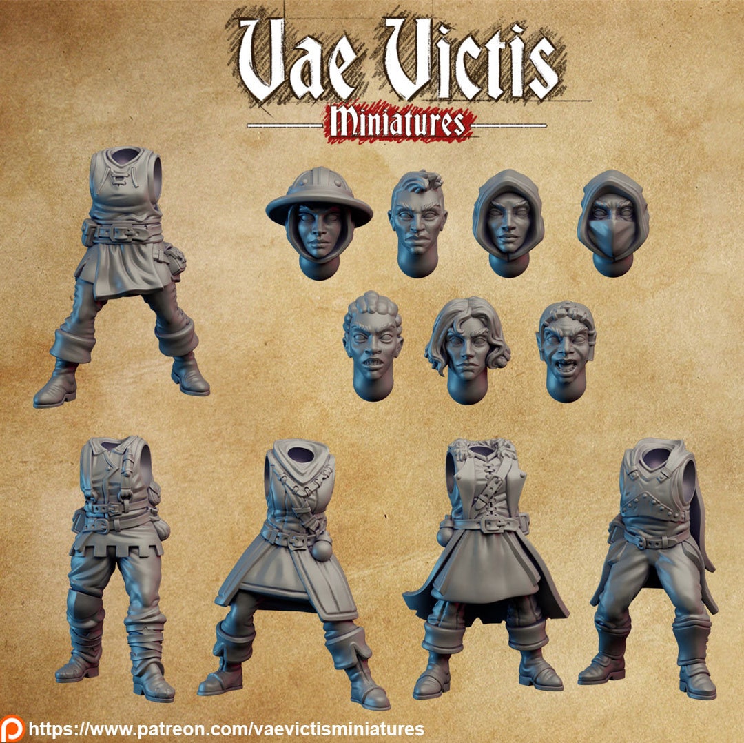 Build-a-mini: Female Mercenaries / Dungeons and Dragons / Dnd ...