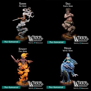 The Elemental Planes Mega Pack (20 Sculpts) / Transluzentes Resin / DnD ...