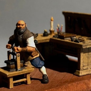 Bookbinder Set (1 Character, Plus Lots of Publishing Scatter Terrain ...