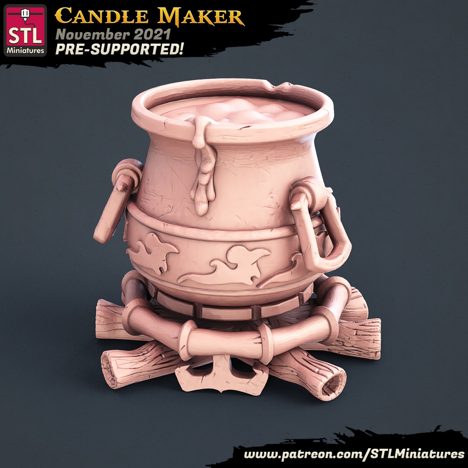 Candlestick Maker Set (1 Character, Plus Tons Waxy, Drippy Scatter ...