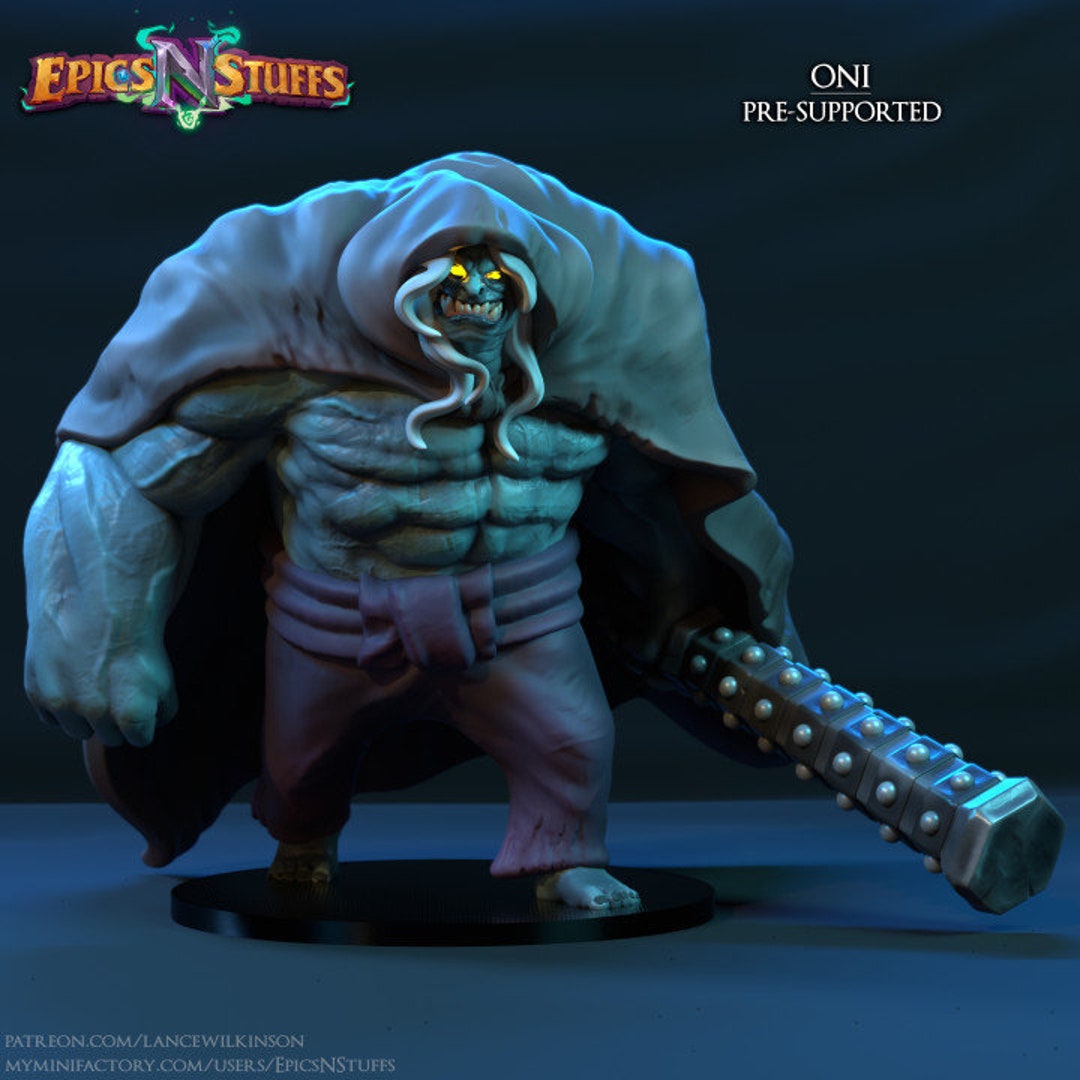Oni Giant / Dnd / Pathfinder / 5e / Dungeons and Dragons / Not Painted ...