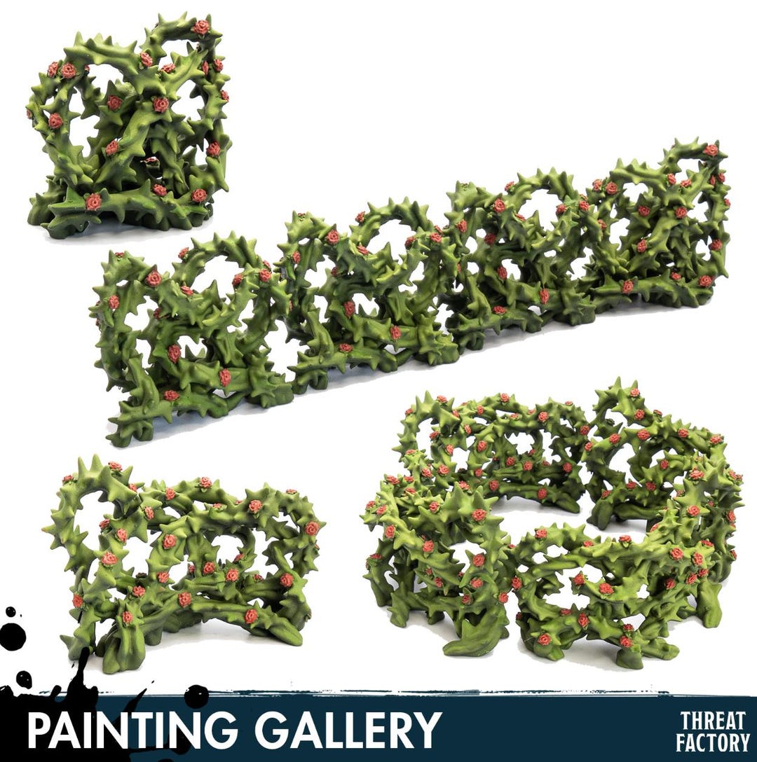 Wall of Thorns (circular or Clumpy Sculpts) / Dungeons and Dragons ...