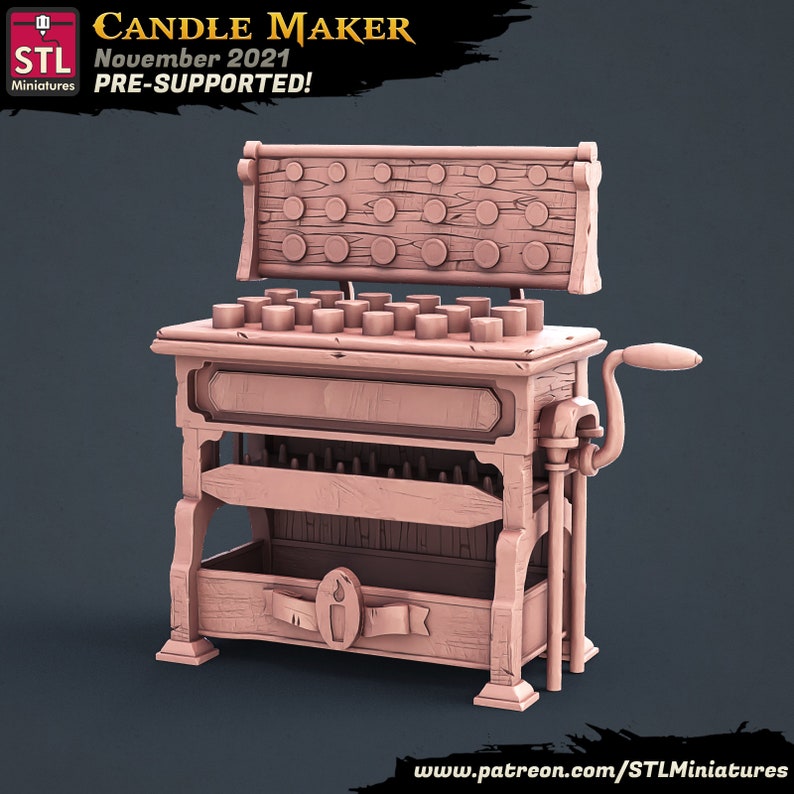 Candlestick Maker Set (1 Character, Plus Tons Waxy, Drippy Scatter ...